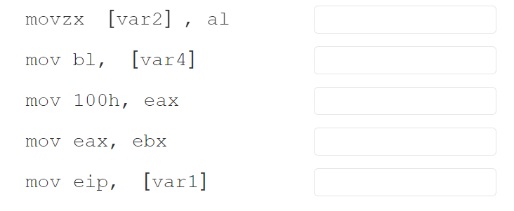 Solved Use the following variable definitions to complete | Chegg.com