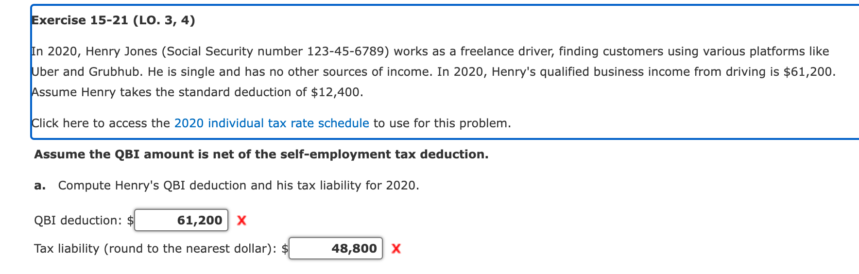 Solved Exercise 15-21 (LO. 3, 4) In 2020, Henry Jones | Chegg.com