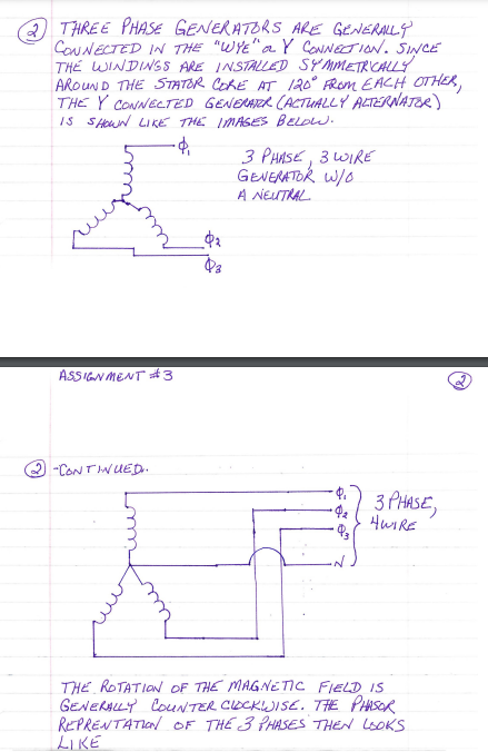 Solved (2) ﻿THREE PHASE GENERATORS ARE GENERALLYCONNECTED IN | Chegg.com