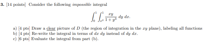 Solved 3. [14 points] Consider the following impossible | Chegg.com
