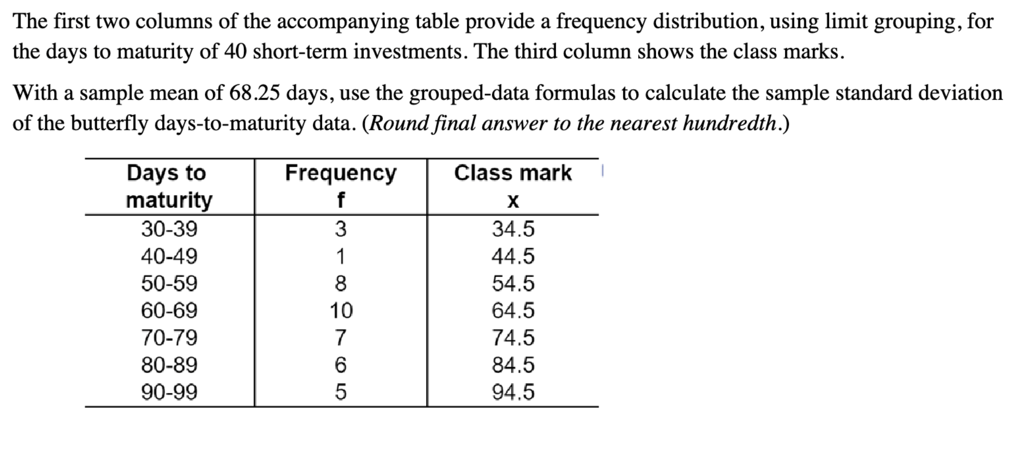 Solved The first two columns of the accompanying table | Chegg.com