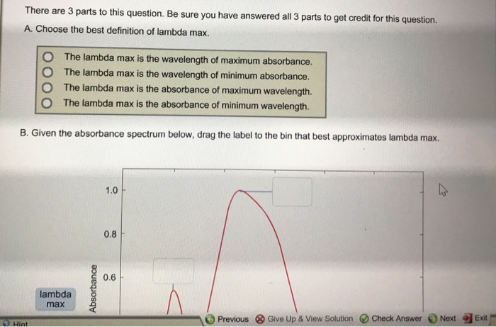 Solved There are 3 parts to this question. Be sure you have | Chegg.com