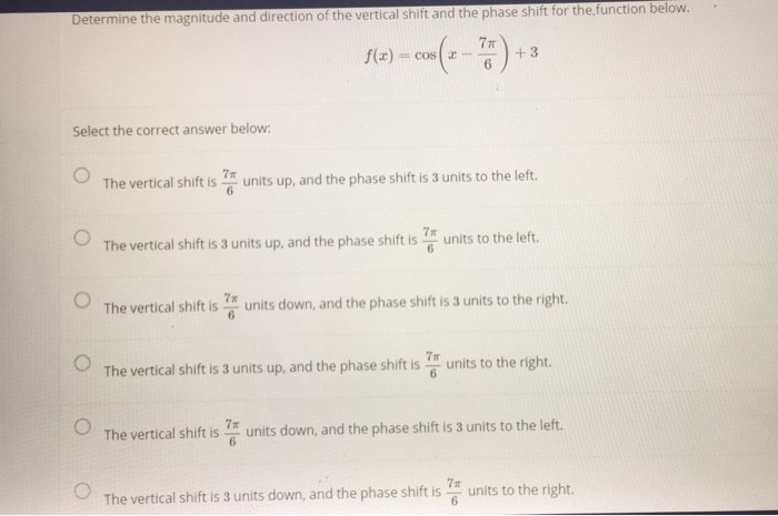 Solved Determine the magnitude and direction of the vertical | Chegg.com