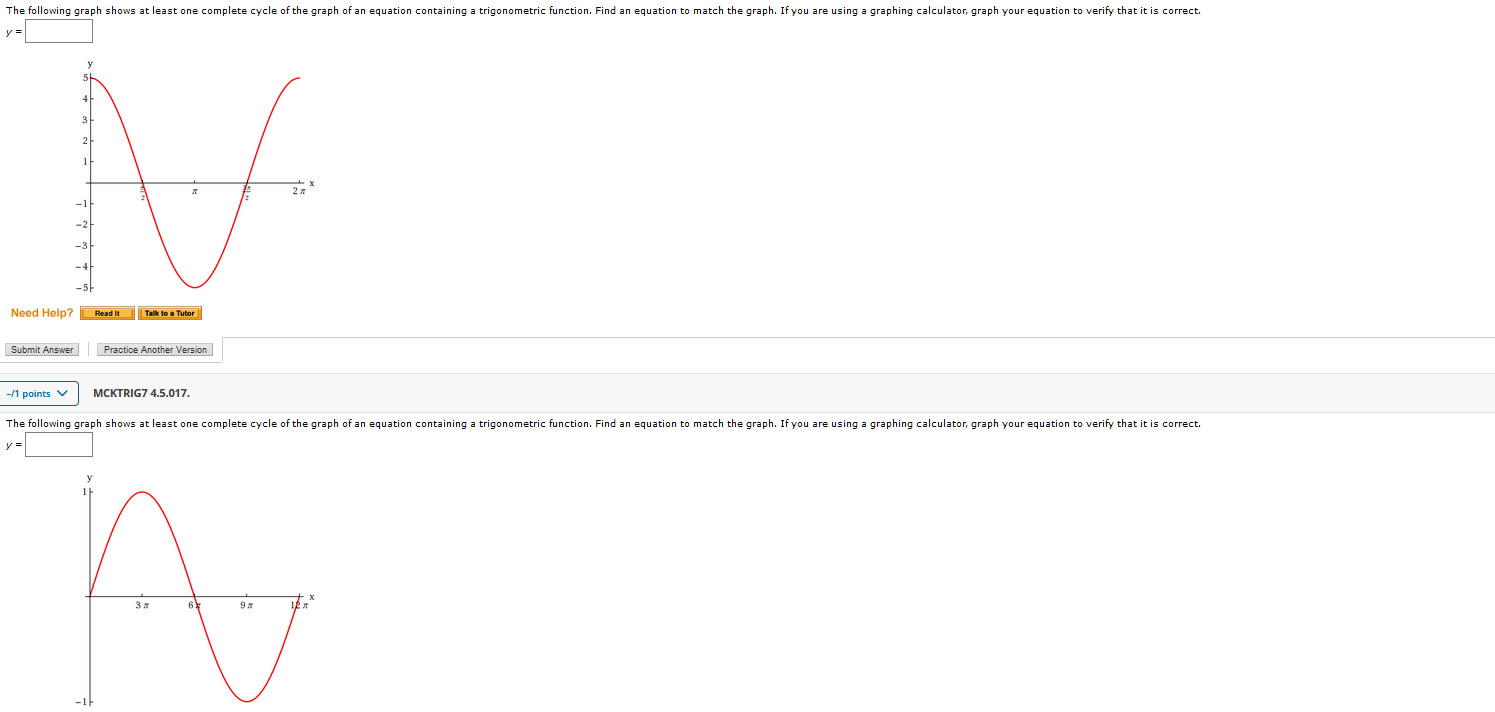 Solved The following graph shows at least one complete cycle | Chegg.com