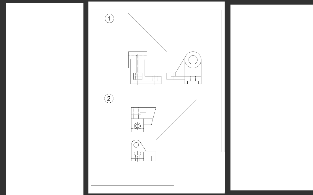 Solved Draw the missing view of each one with explanation | Chegg.com