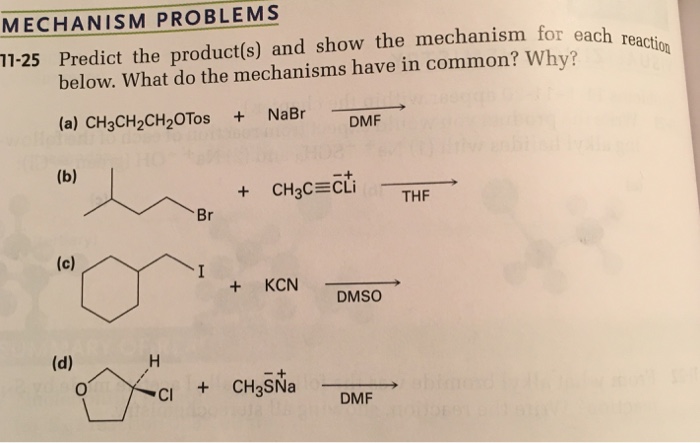 Solved Predict the product(s) and shoe the mechanism for | Chegg.com