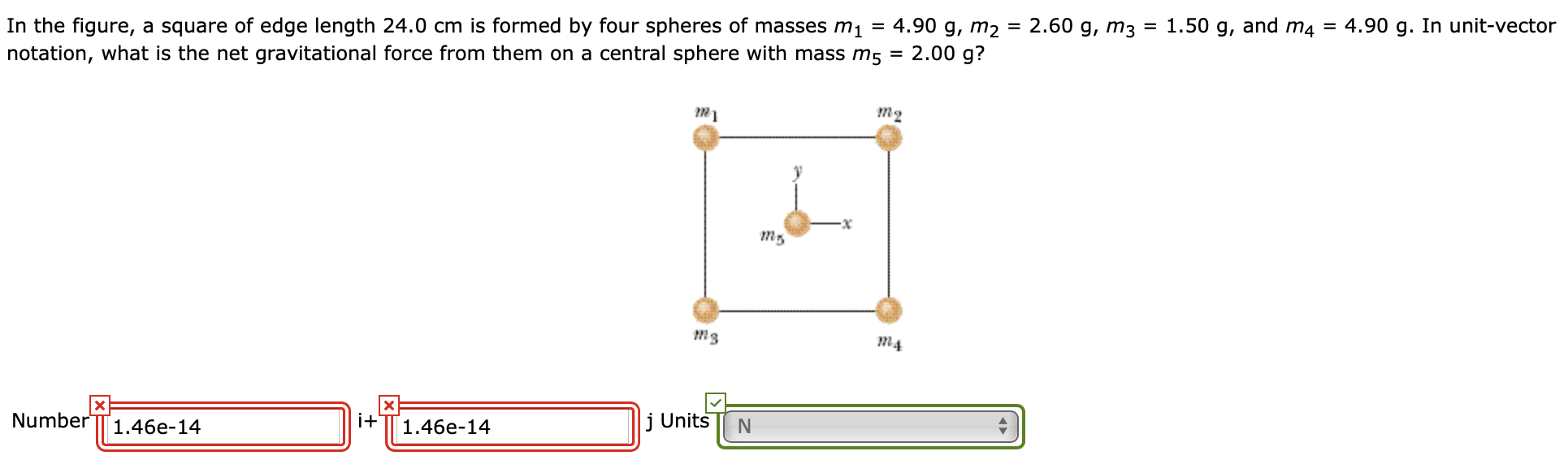 Solved In the figure, a square of edge length 24.0 cm is | Chegg.com