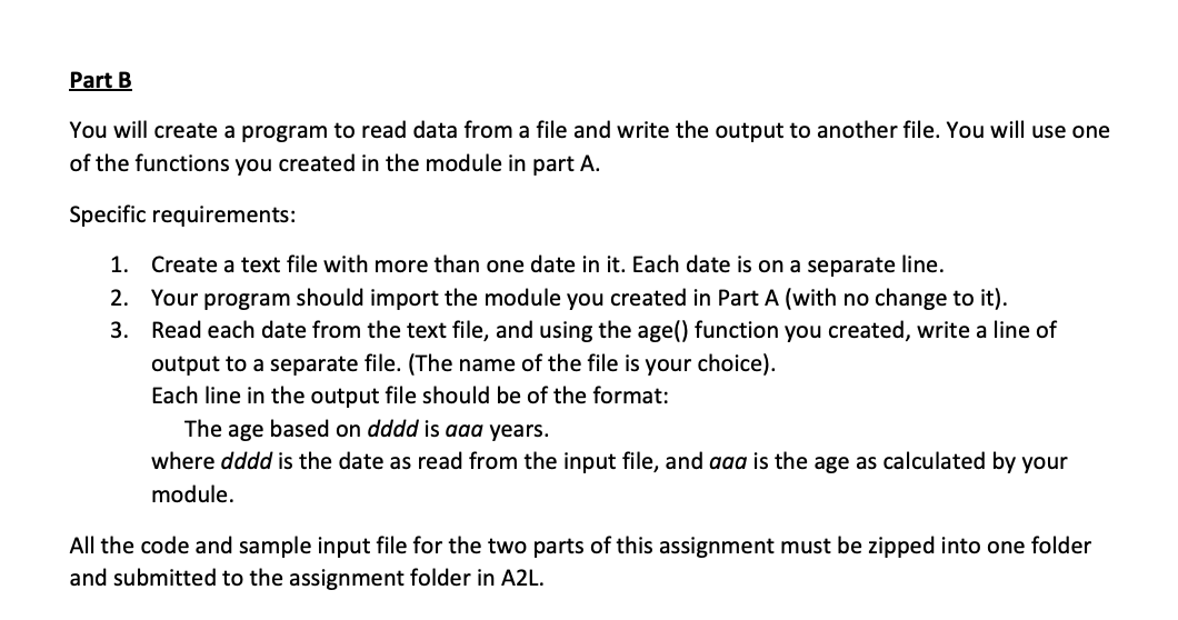 Solved Introduction Support for files in Python is in the | Chegg.com
