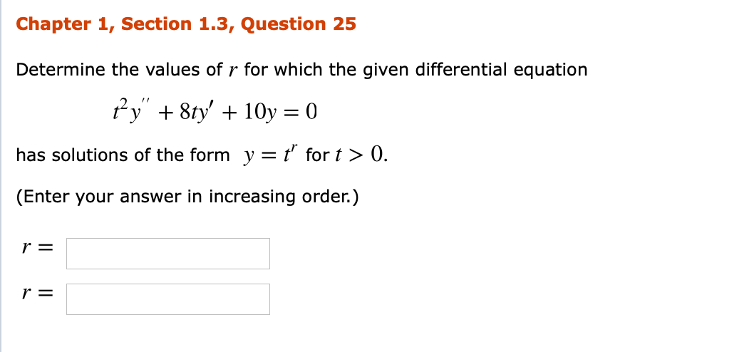 Solved Chapter 1, Section 1.3, Question 25 Determine the | Chegg.com