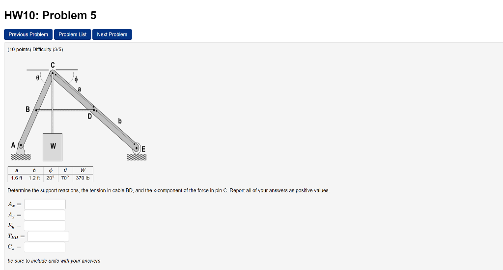 Solved HW10: Problem 5 Previous Problem Problem List Next | Chegg.com