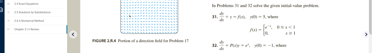 Solved In Problems 31 and 32 solve the given initial-value | Chegg.com