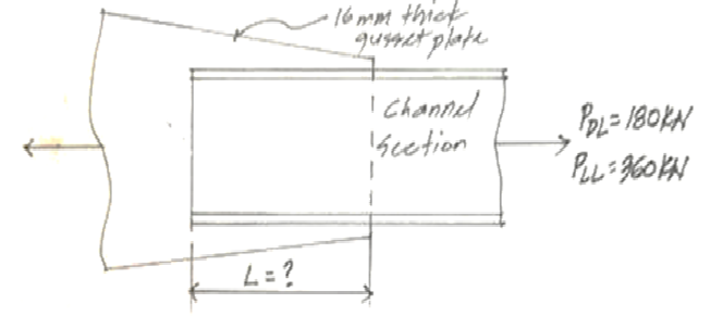 Solved A 4 m long tension member and its connection must be | Chegg.com