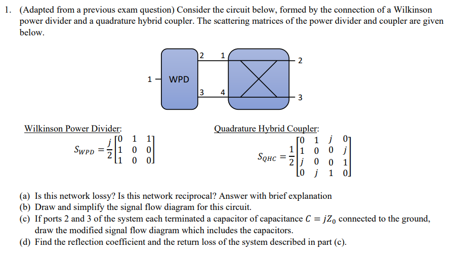 (Adapted from a previous exam question) Consider the | Chegg.com
