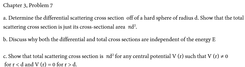 a. Determine the differential scattering cross | Chegg.com