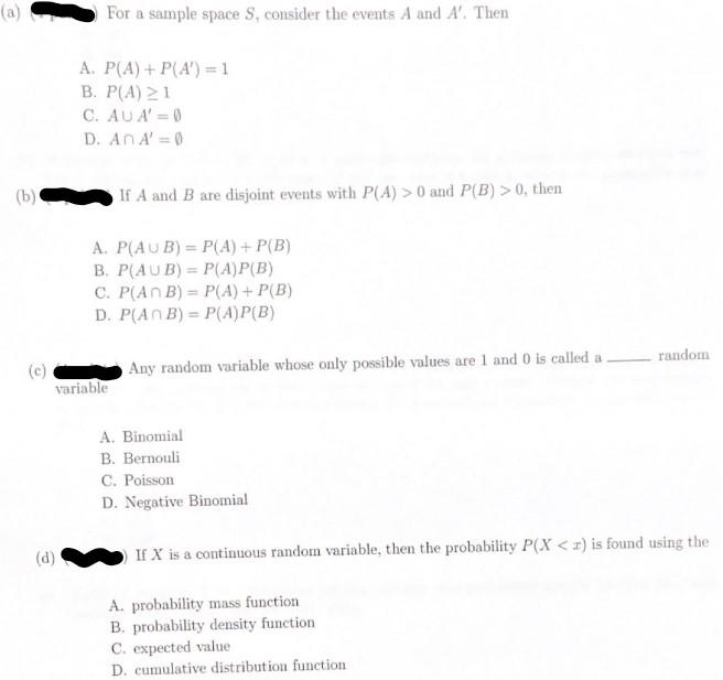 Solved 3. Multiple Choice, Circle all answers that apply. | Chegg.com