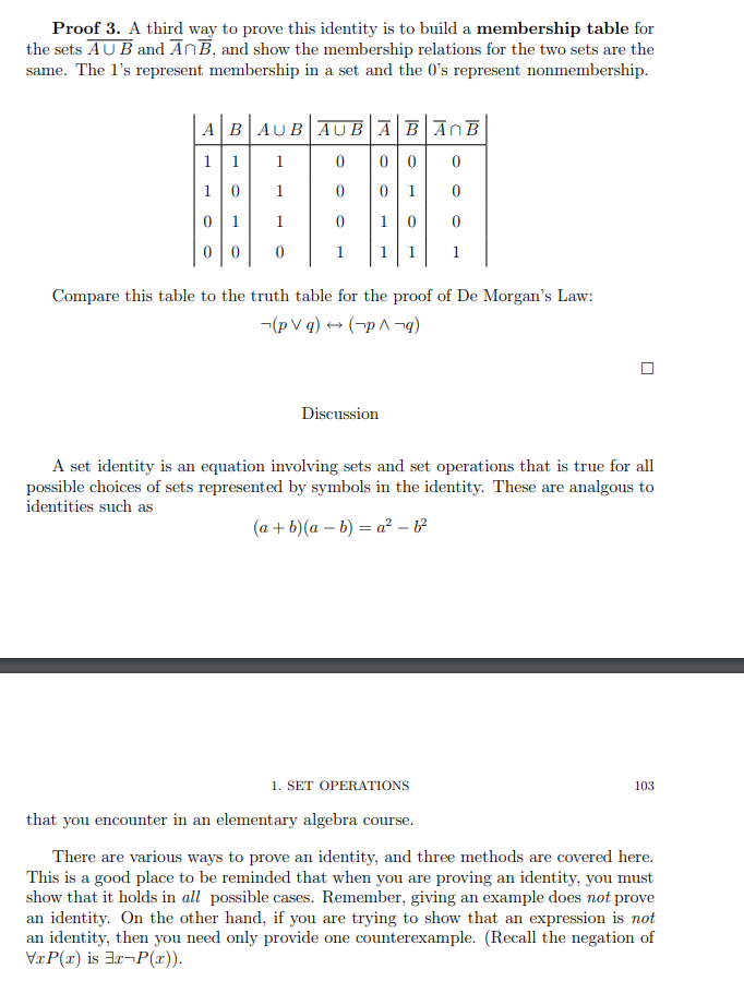 Solved 4) (10 pts.-5 pts. each) a) Use a membership table | Chegg.com