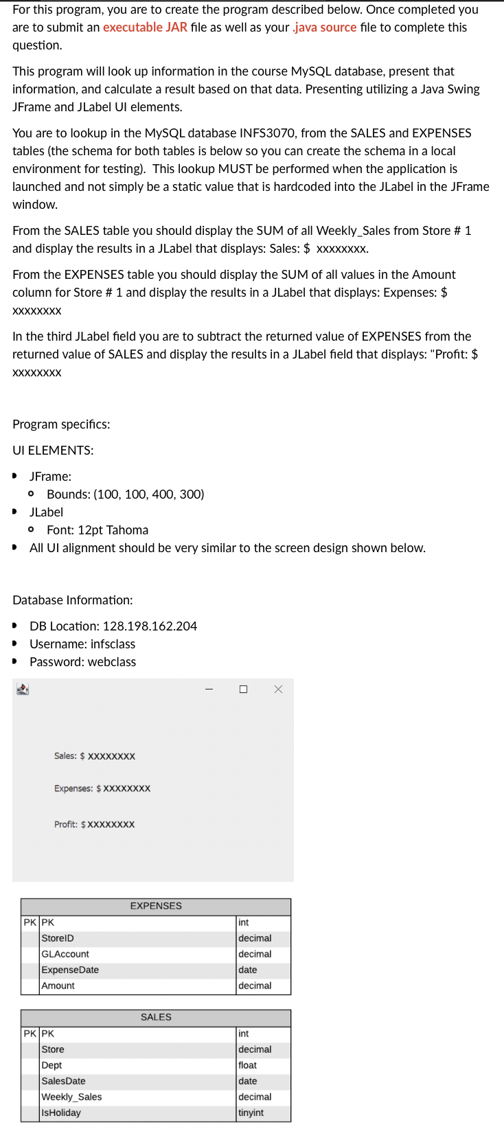 Solved MY Sql is needed and you need to log in using the | Chegg.com