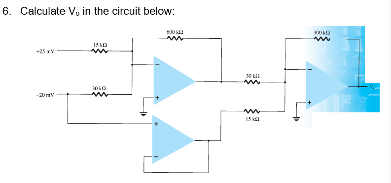 Solved Calculate V0 ﻿in the circuit below: | Chegg.com