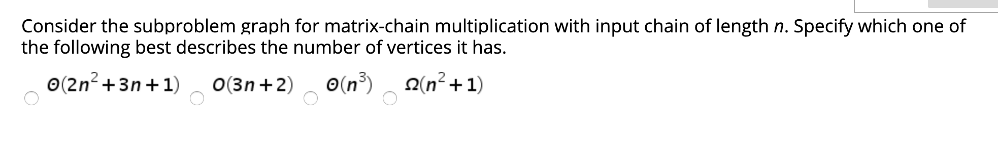 Solved Consider the subproblem graph for matrix-chain | Chegg.com