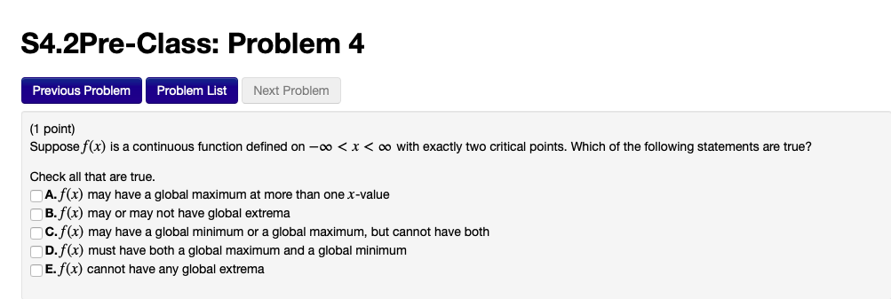 Solved S4.2Pre-Class: Problem 4 Previous Problem Problem | Chegg.com