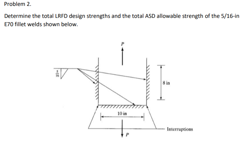 Solved Problem 2. Determine the total LRFD design strengths | Chegg.com