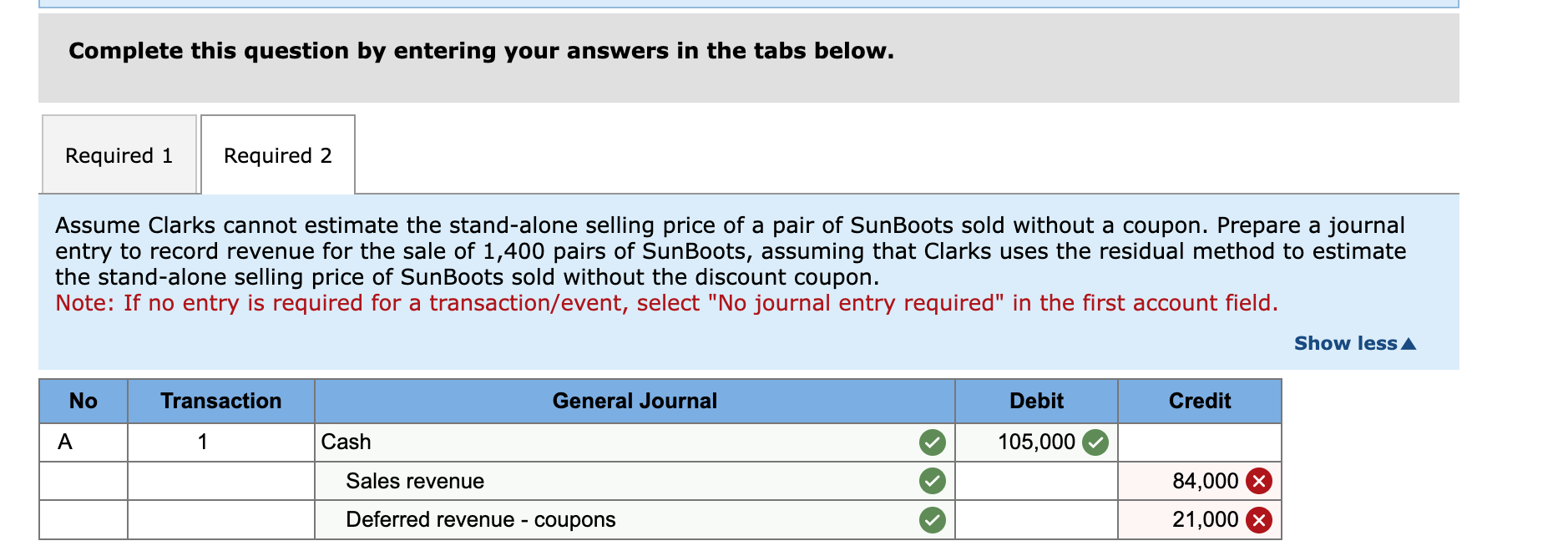 Solved Exercise 6 6 Algo Performance Obligations Customer