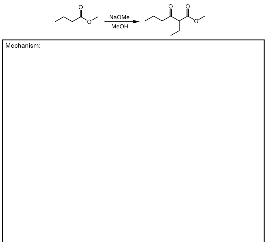 Solved NaOME MeOH Mechanism: | Chegg.com