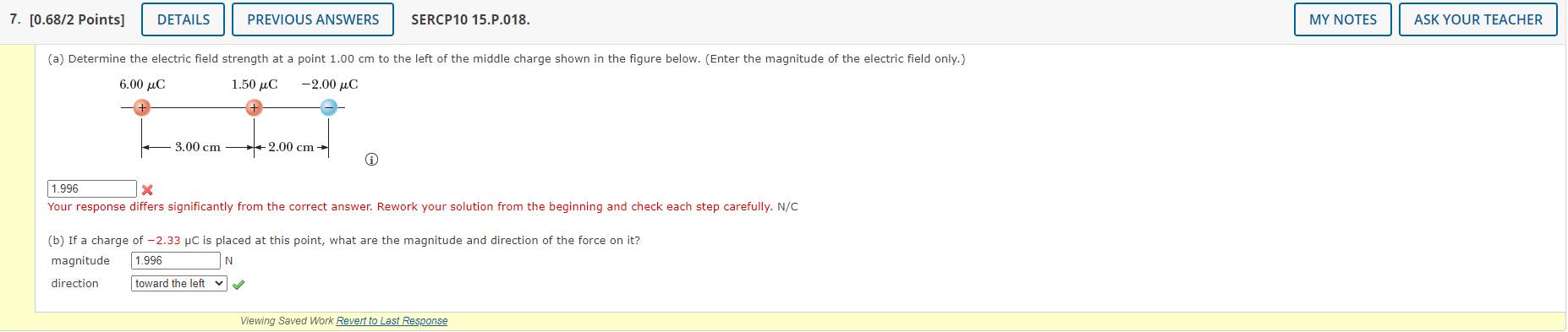 Solved 7 [0 68 2 Points] Details Previous Answers Sercp10