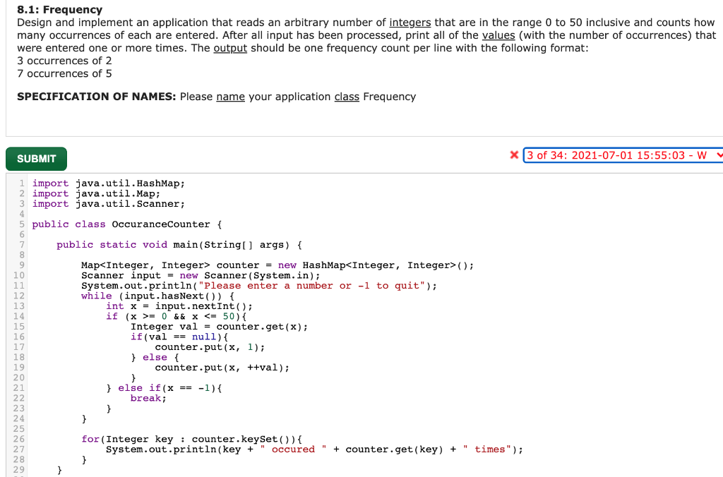 Solved I keep getting this error on myprogramminglab, please | Chegg.com