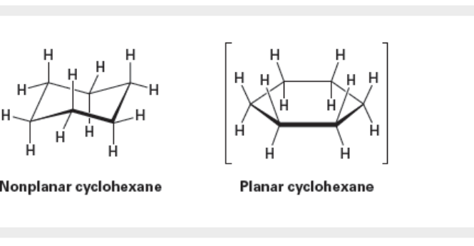 Solved Organic Chem: why does cyclohexane have a puckered | Chegg.com