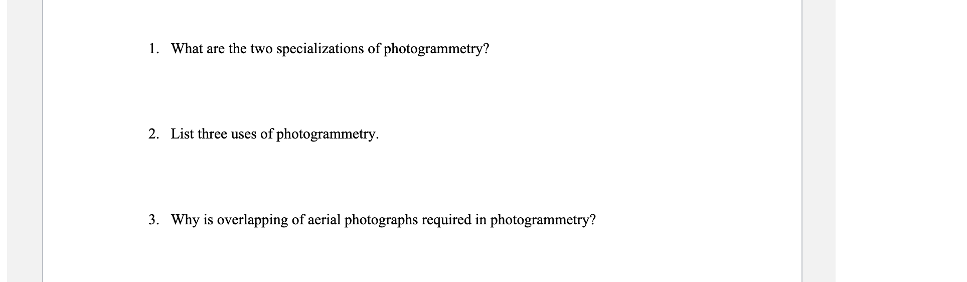 Solved 1. What are the two specializations of | Chegg.com