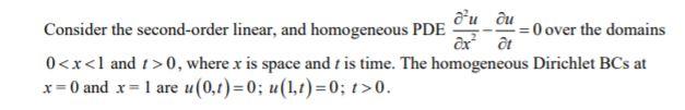 Solved *и ди Consider the second-order linear, and | Chegg.com