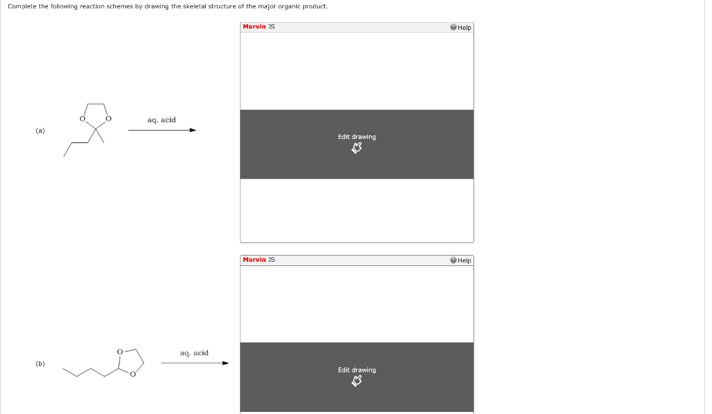 Solved Complete the following reaction schemes by drawing | Chegg.com