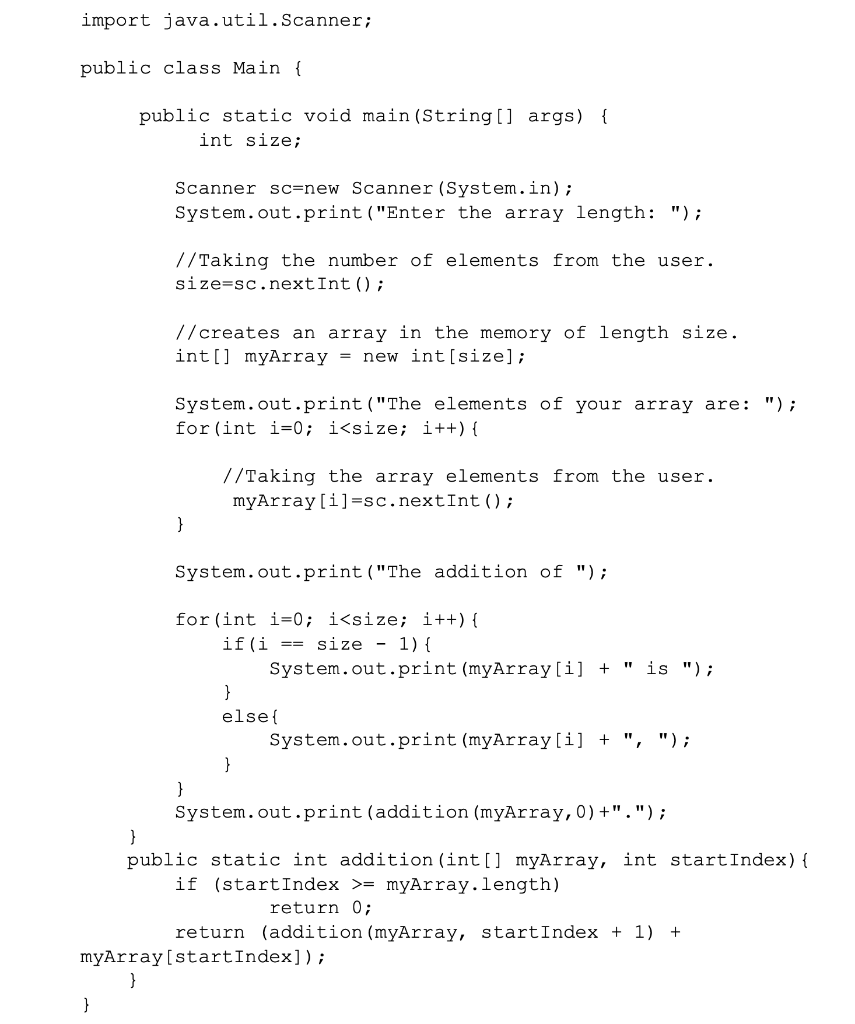 Solved Question 2 (3 mark) : Modify the above program to | Chegg.com