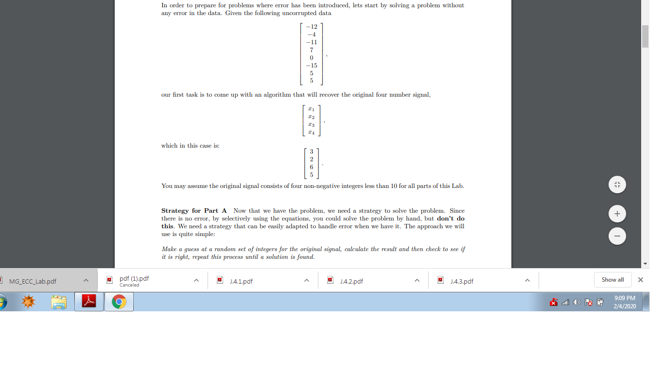 In order to prepare for problems where error has been | Chegg.com