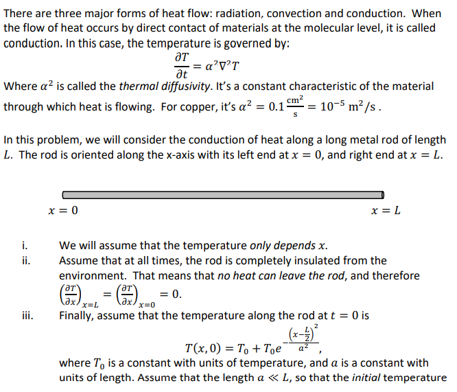 Solved There are three major forms of heat flow: radiation, | Chegg.com