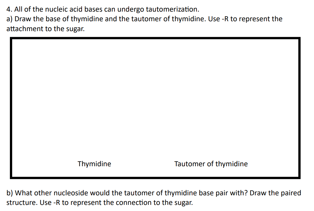 Solved 4 All Of The Nucleic Acid Bases Can Undergo