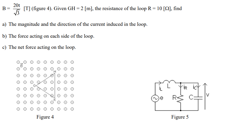 Solved Q4. (20 marks) A conducting loop in the shape of an | Chegg.com