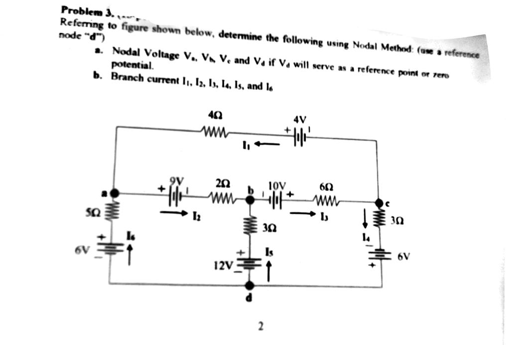 Solved Problem 3. .... Referring to figure shown below, | Chegg.com