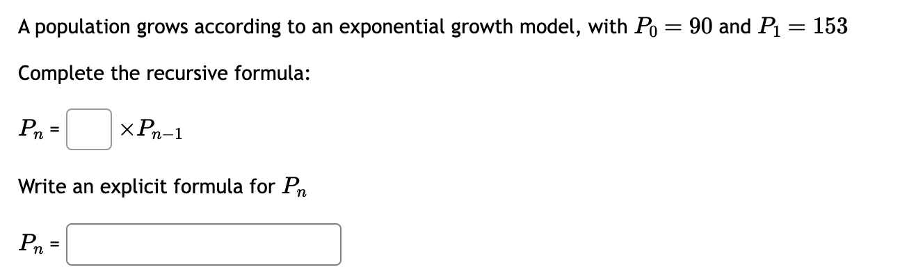 [Solved]: A population grows according to an exponential gr