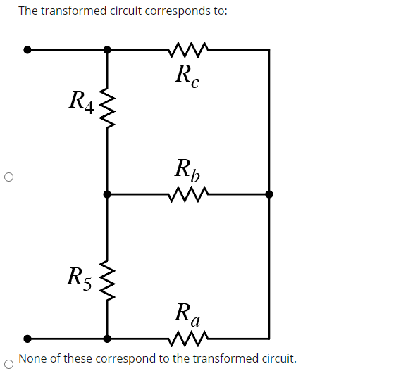Solved For the arrangement of resistors shown above, | Chegg.com