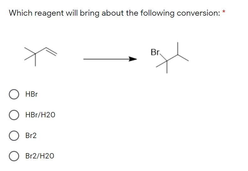 Solved Which reagent will bring about the following | Chegg.com