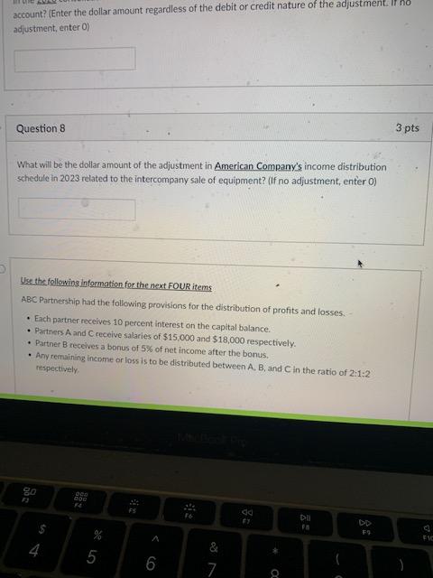 Use the following information to answer the next FOUR | Chegg.com