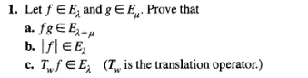 Solved The following is the definition of E_lambda. For the | Chegg.com