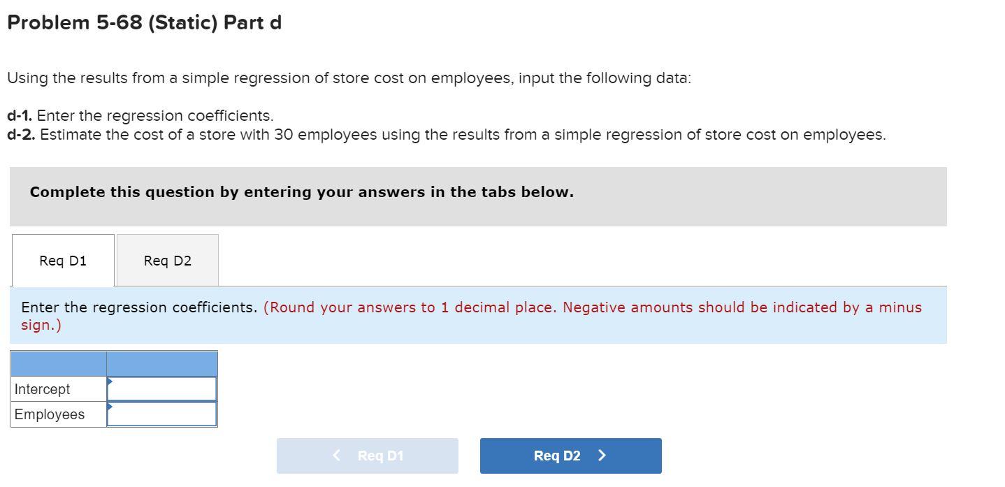 Required information Problem 5-68 (Static) Cost | Chegg.com