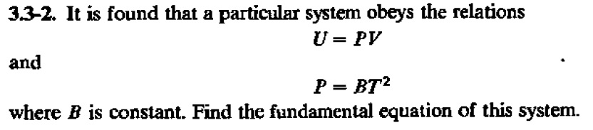 Solved Hello, how do you find the fundamental equations | Chegg.com