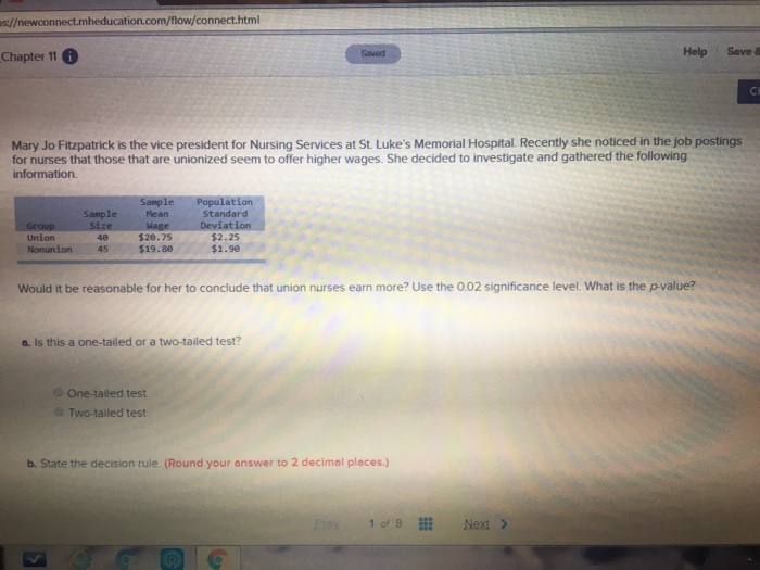 Solved education.com/flow/connect.htm Help Save & Chapter 11 | Chegg.com