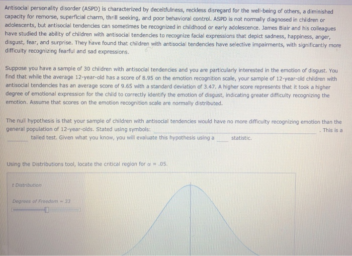 Solved Antisocial personality disorder (ASPD) is | Chegg.com