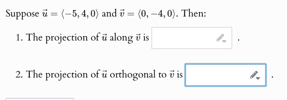 Solved Suppose vec(u)=(:-5,4,0:) ﻿and vec(v)=(:0,-4,0:). | Chegg.com