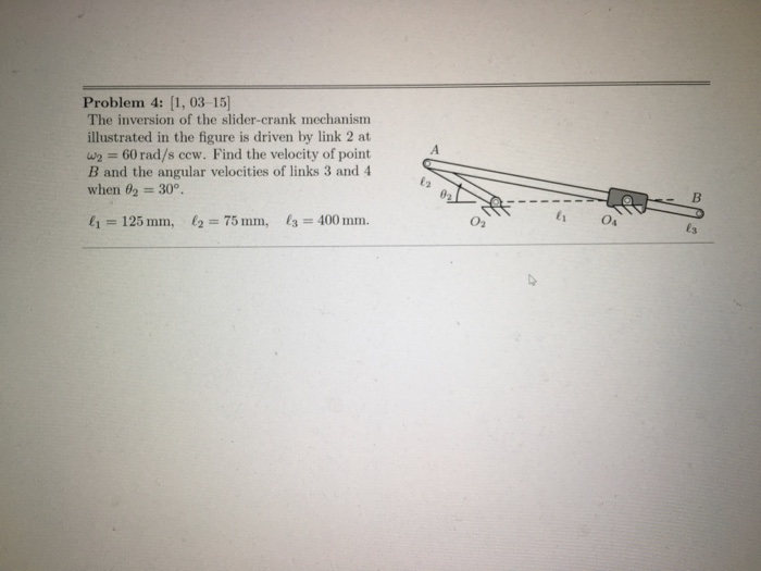 Solved Problem 4: [1, 03-15 The inversion of the | Chegg.com